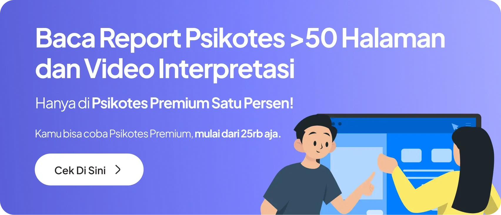 Psikotes Online Gratis | Tes Psikologi dari Satu Persen